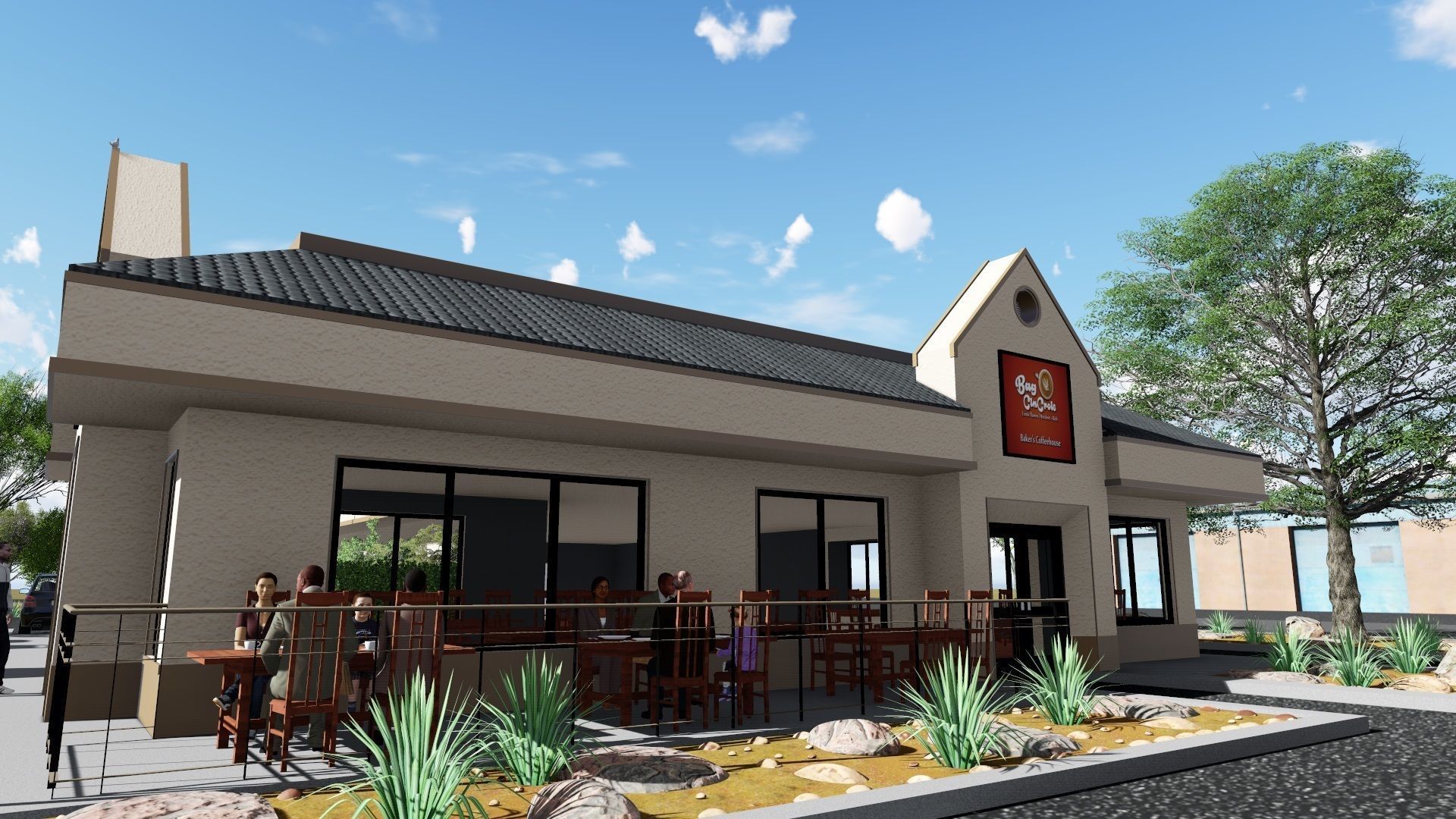 3d Revit Model Restaurant 4717 N Lagoon Ave 3D model | CGTrader