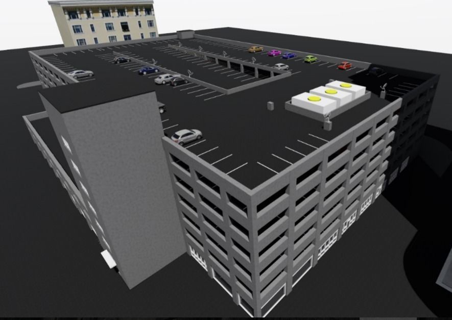 3d Revit Model for Garage Building 3D model | CGTrader