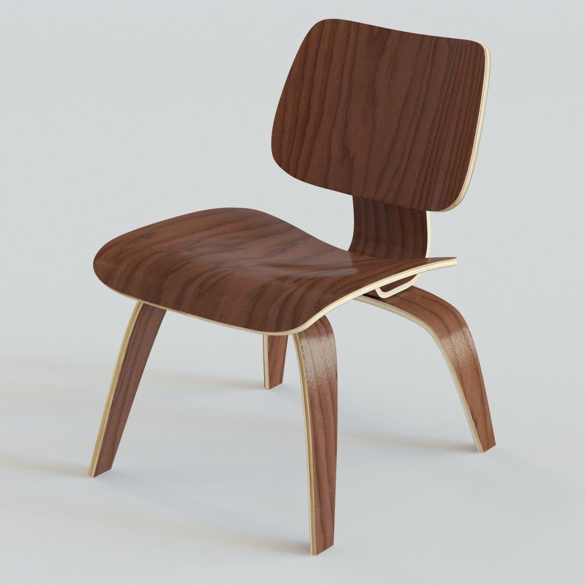 Eames LCW Chair 3D model | CGTrader