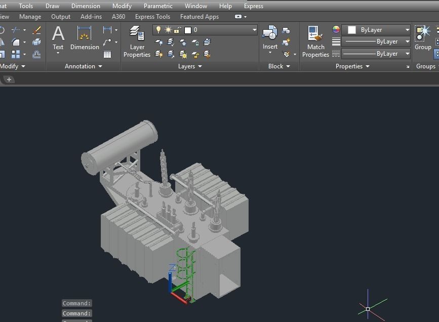 3d transformer Autocad 3D model | CGTrader
