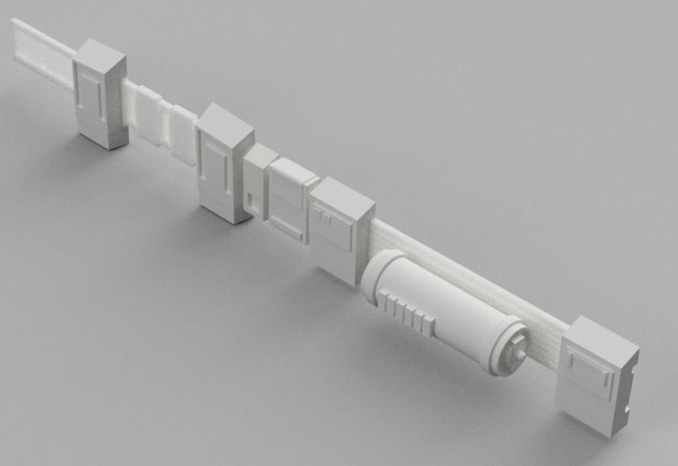 Star Wars Clone Trooper Realistic Belt 3D model 3D printable | CGTrader