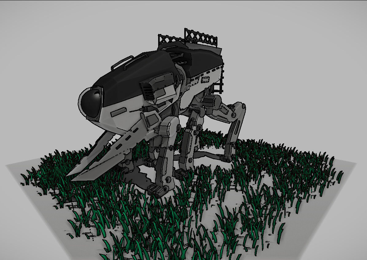 3D model lowpoly robot VR / AR / low-poly | CGTrader