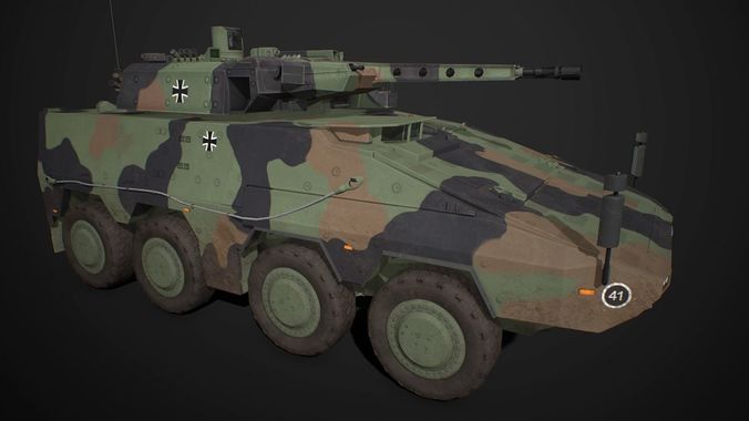 3D model GTK Boxer APC IFV All Pack VR / AR / low-poly | CGTrader