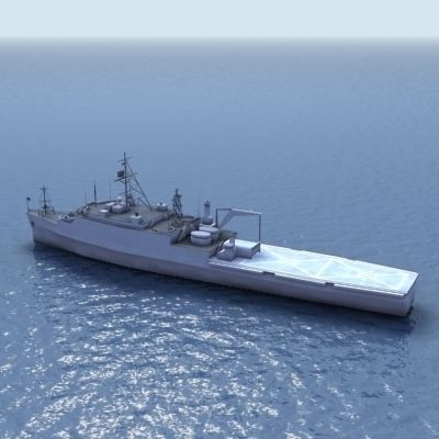 3D model LPD4 Austin Assault Ship VR / AR / low-poly | CGTrader