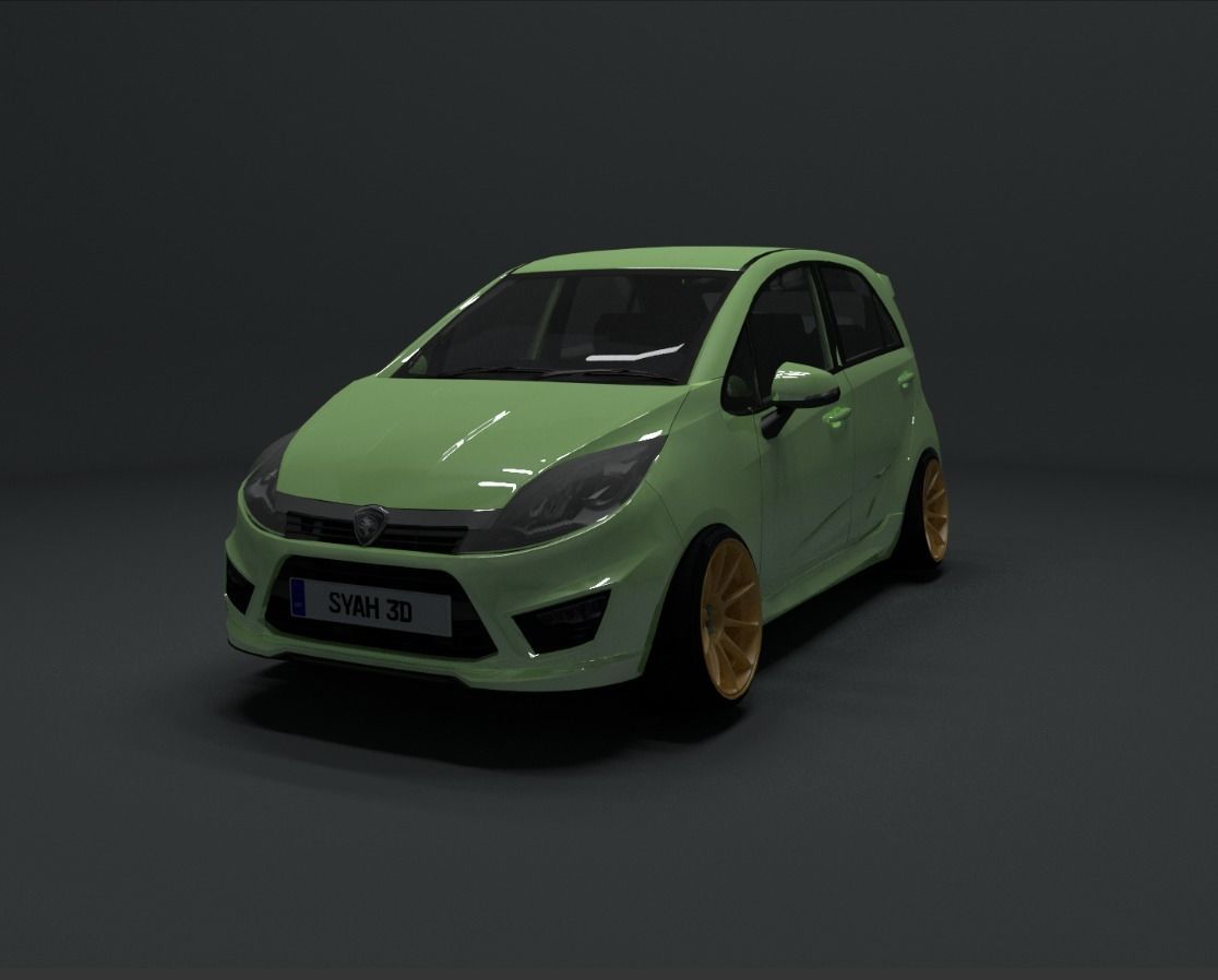 3D model Proton Iriz VR / AR / low-poly | CGTrader