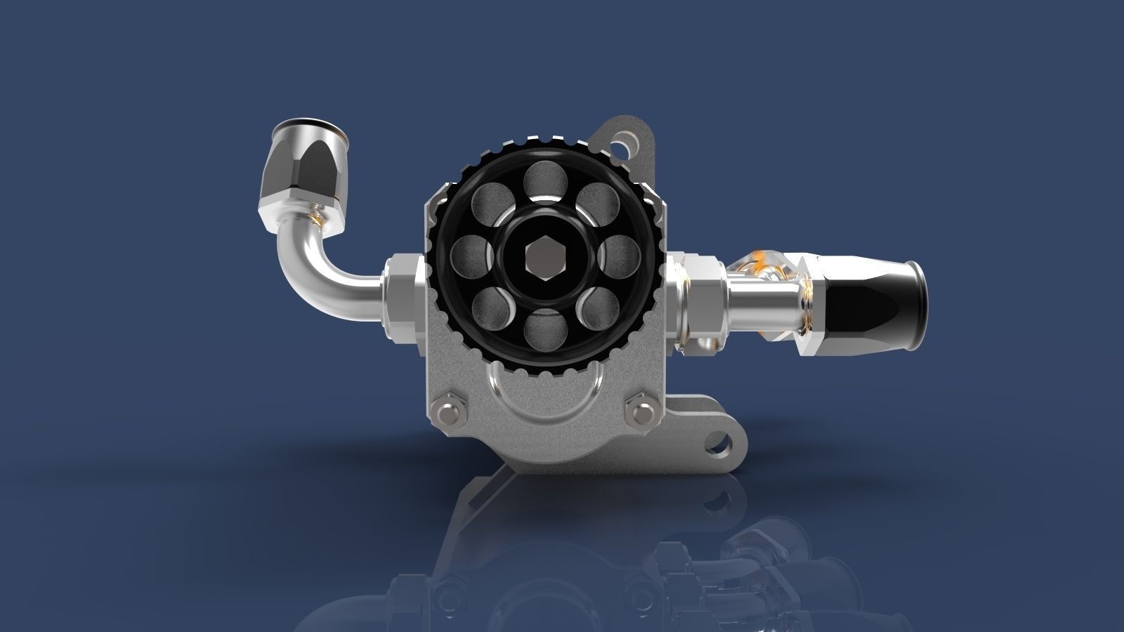 Dry sump oil pump 3D model | CGTrader