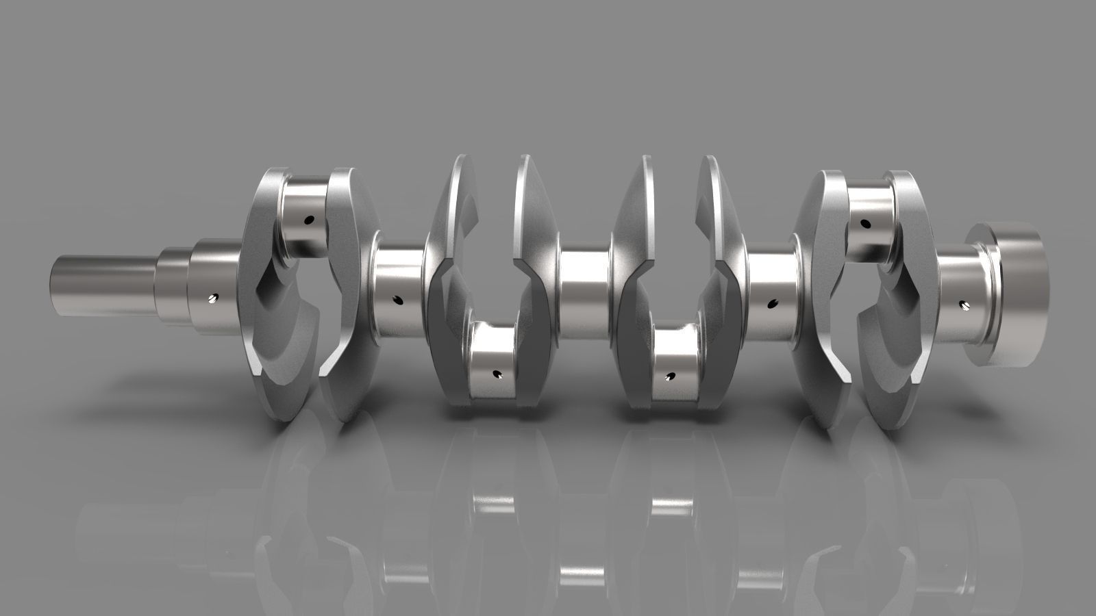 Crank shaft 3D model | CGTrader