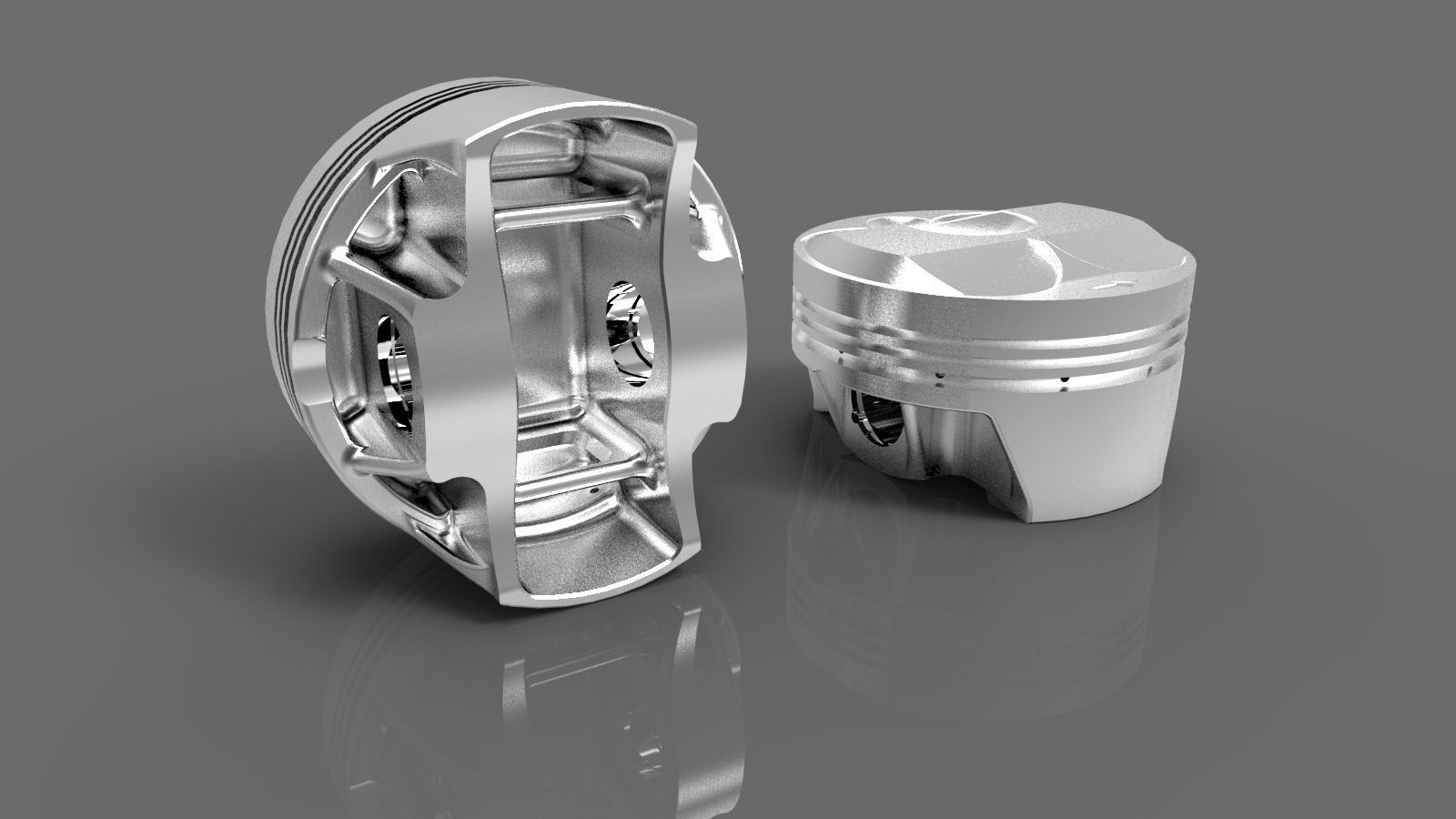Engine piston 3D model | CGTrader