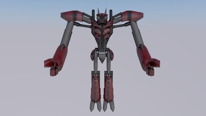 Robot with arms and legs 3D model | CGTrader