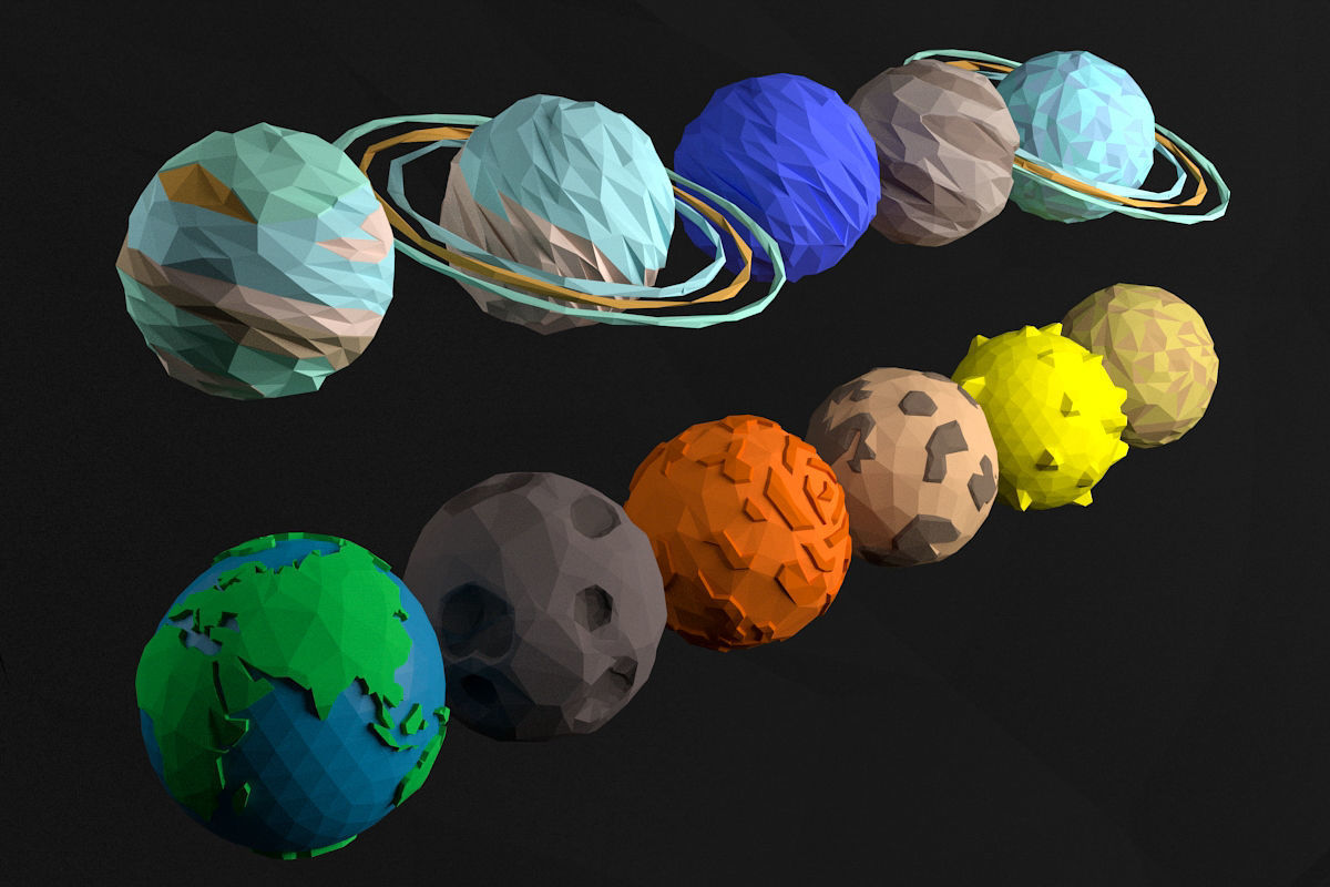 3D Model Planet Set CGTrader 3D Model Planet Set CGTrader