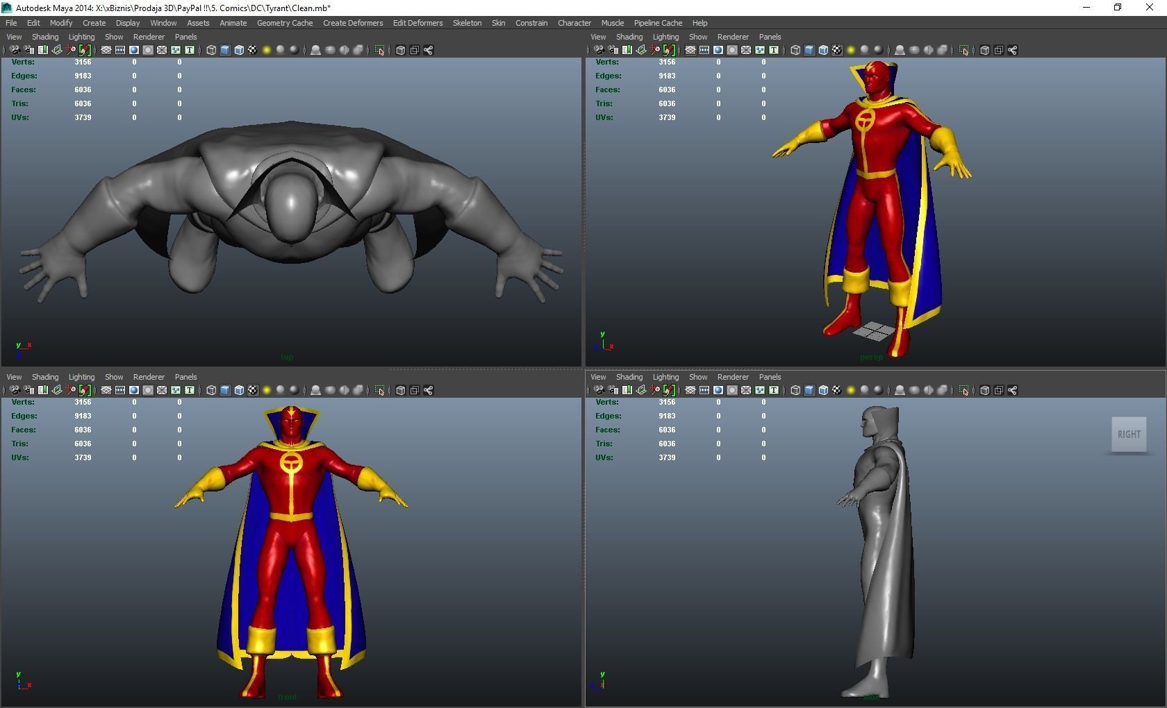DC Model Tyrant 3D model | CGTrader