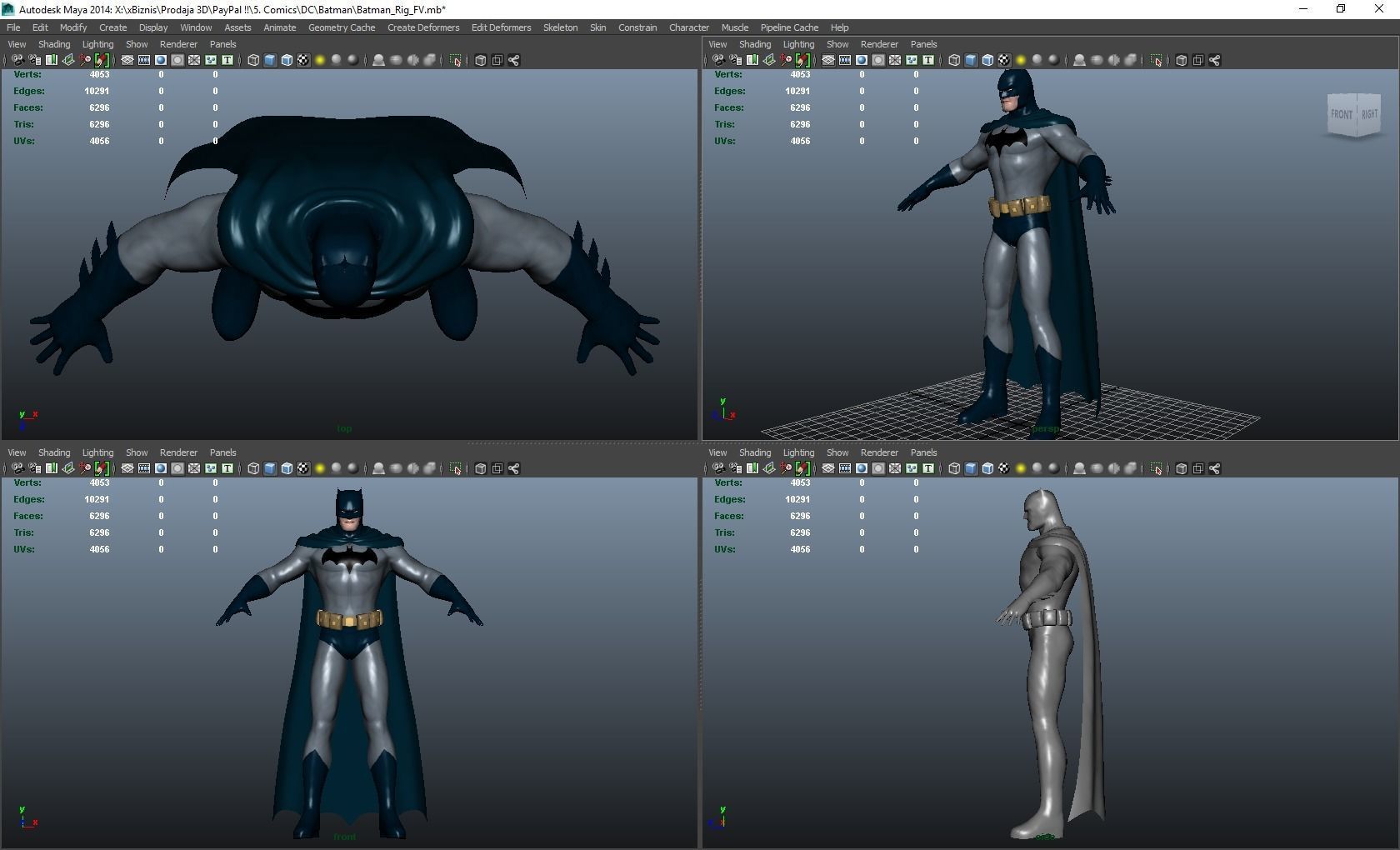 DC Model Batman 3D model | CGTrader