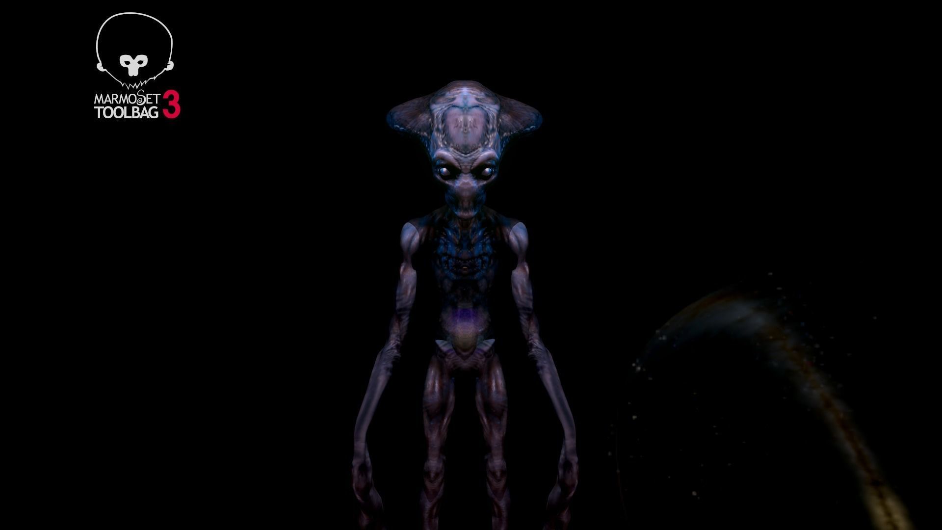 3D model Alien - Independence Day - Harvester - VR / AR / low-poly ...