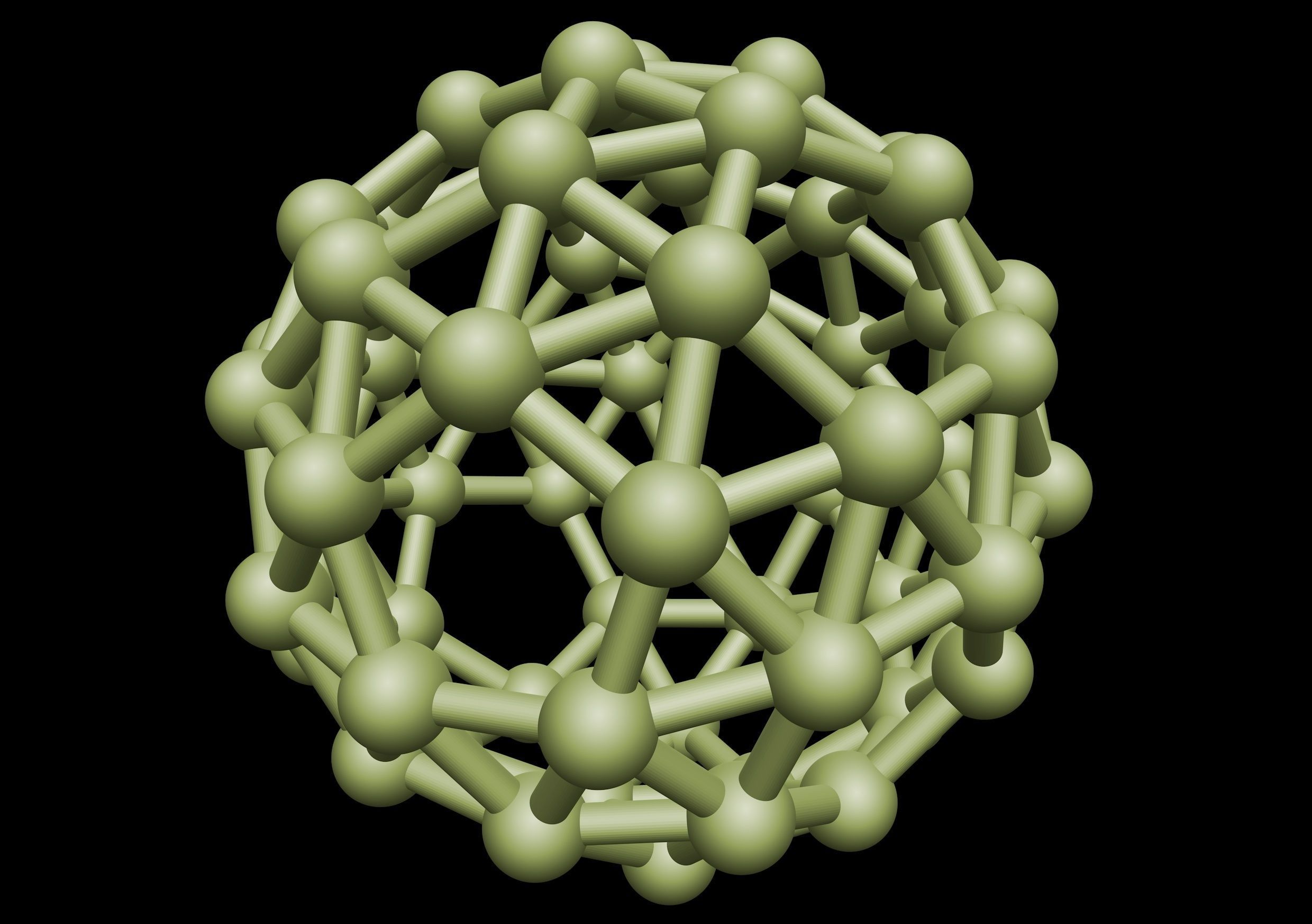 039 Mathart - Archimedean Solids - Snub Dodecahedron 03 - 10 cm 3D ...