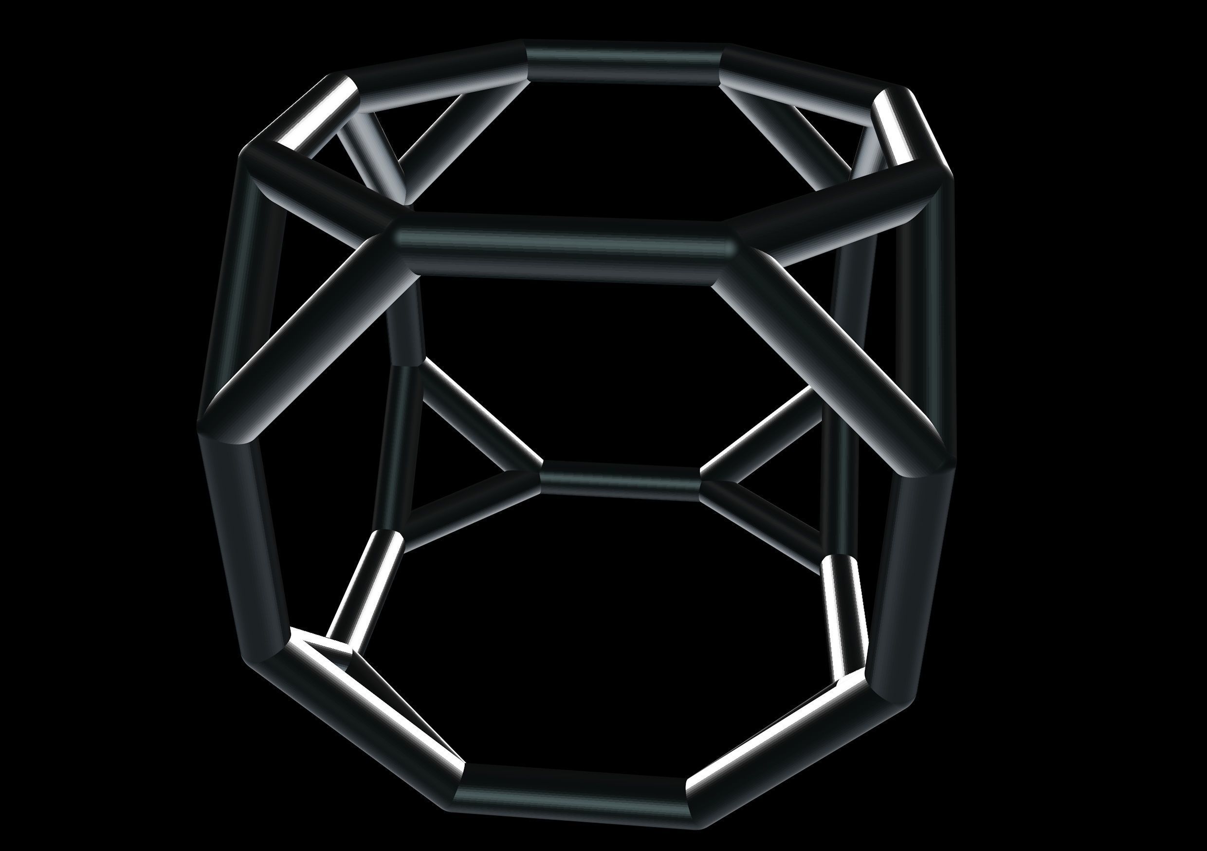 040 Mathart - Archimedean Solids - Truncated Cube 01 - 10 cm 3D model ...