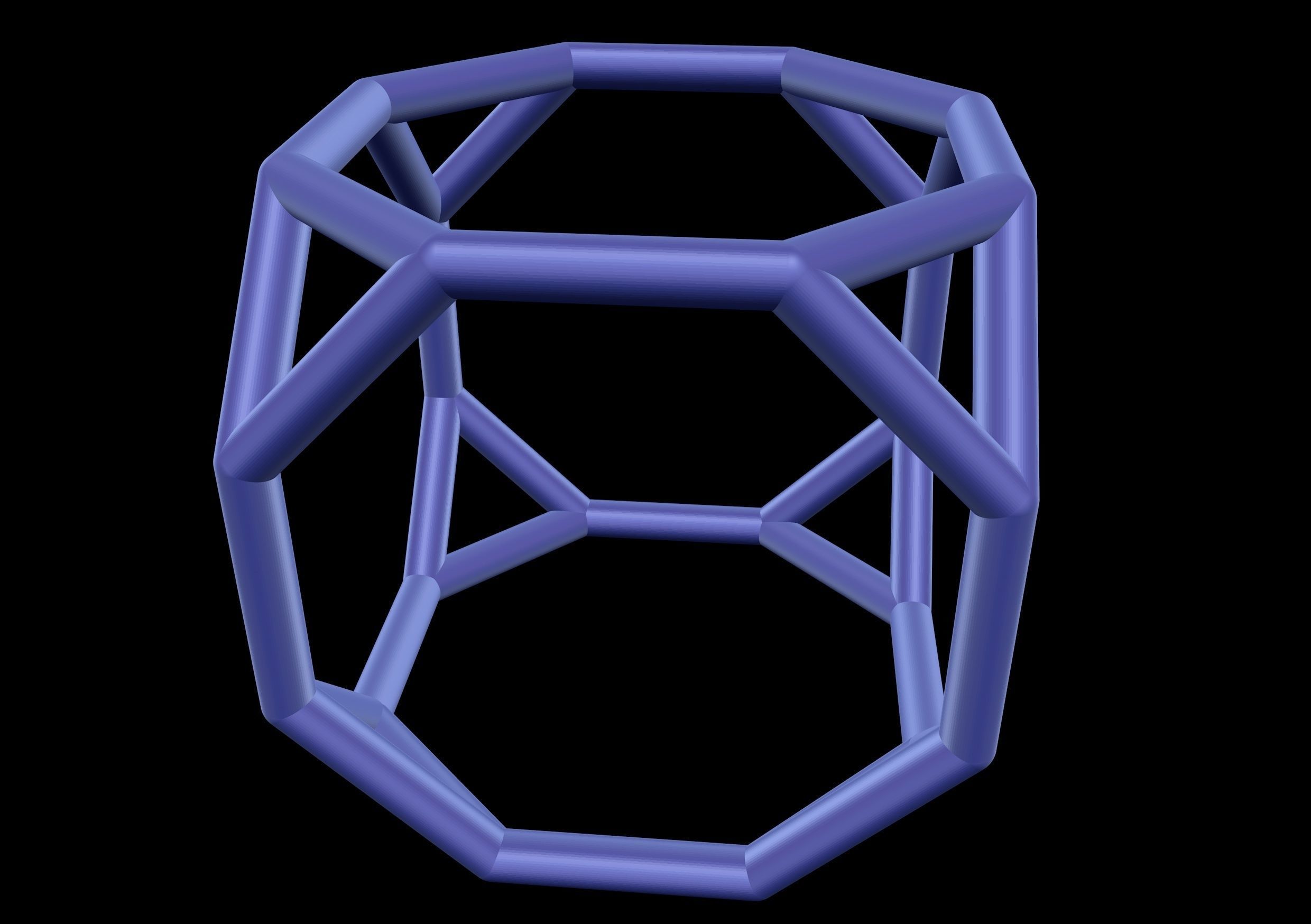040 Mathart - Archimedean Solids - Truncated Cube 01 - 10 cm 3D model ...