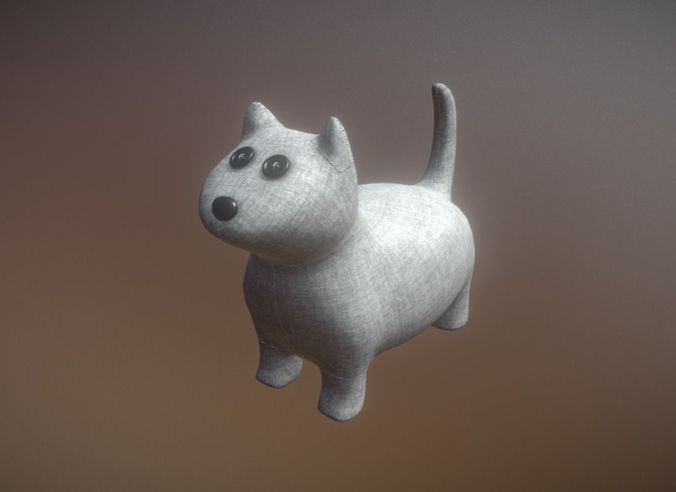 3D model Game Ready Plush Cat Toy Low-Poly VR / AR / low-poly | CGTrader