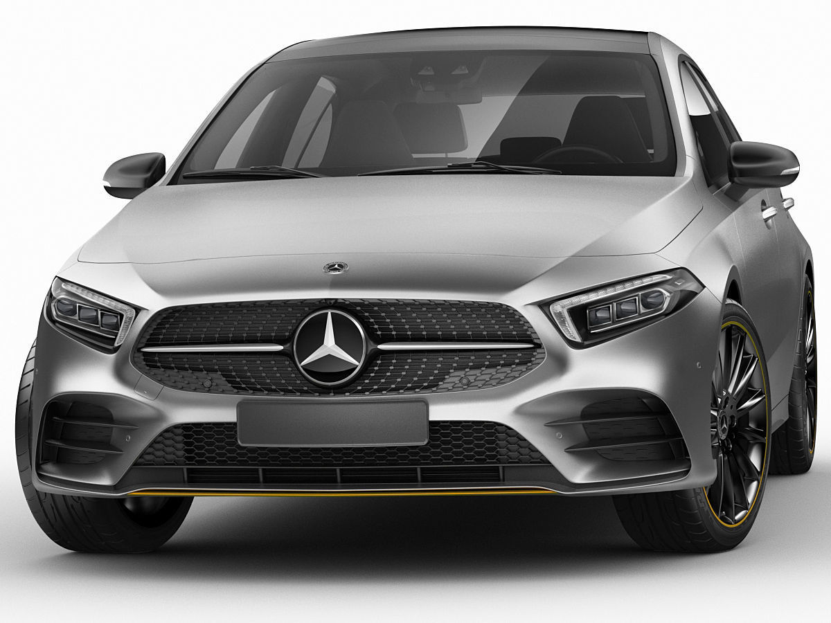Mercedes-Benz A-class 2019 AMG line 3D model | CGTrader