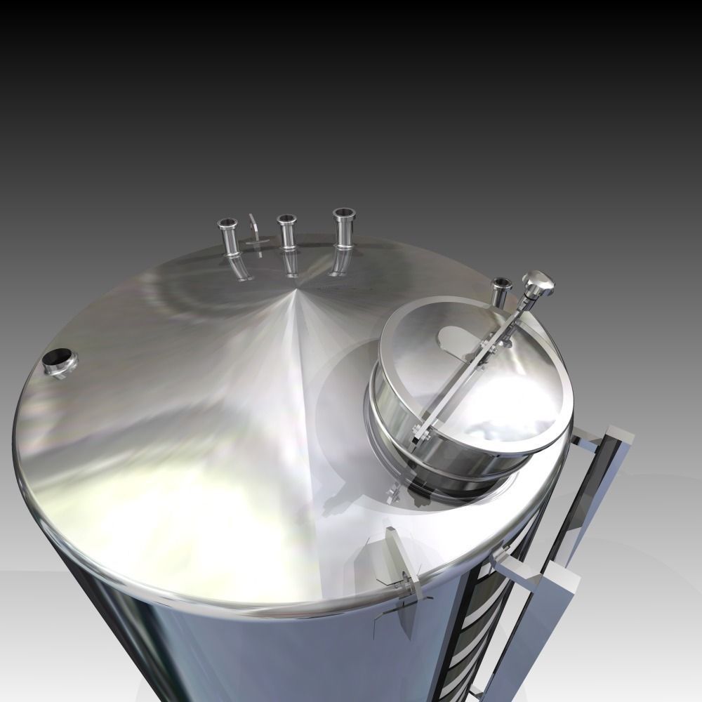 CIP WATER STORAGE TANK 3500L free 3D model | CGTrader
