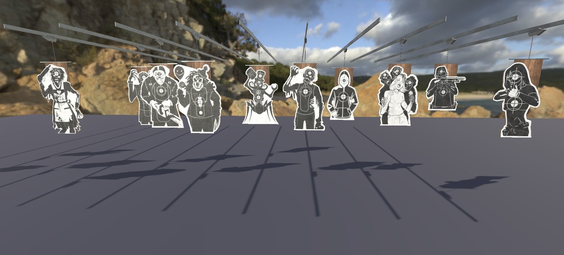 3D model Shoot Targets Pack VR / AR / low-poly rigged | CGTrader