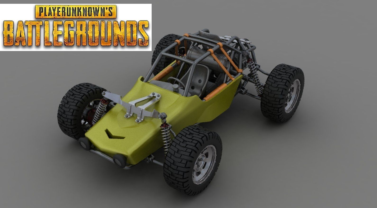 PUBG buggy 3D Printable model 3D model 3D printable | CGTrader