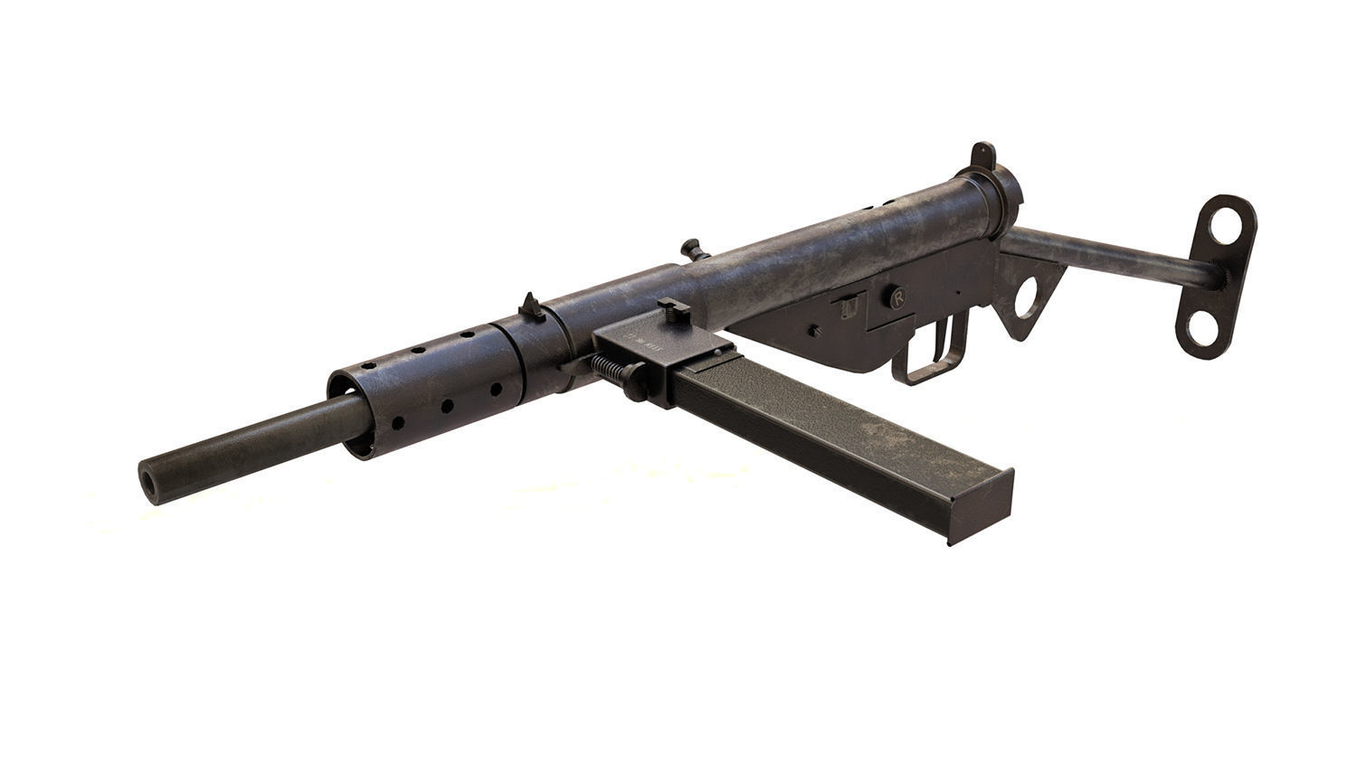 Sten MK2 smg 3D model | CGTrader