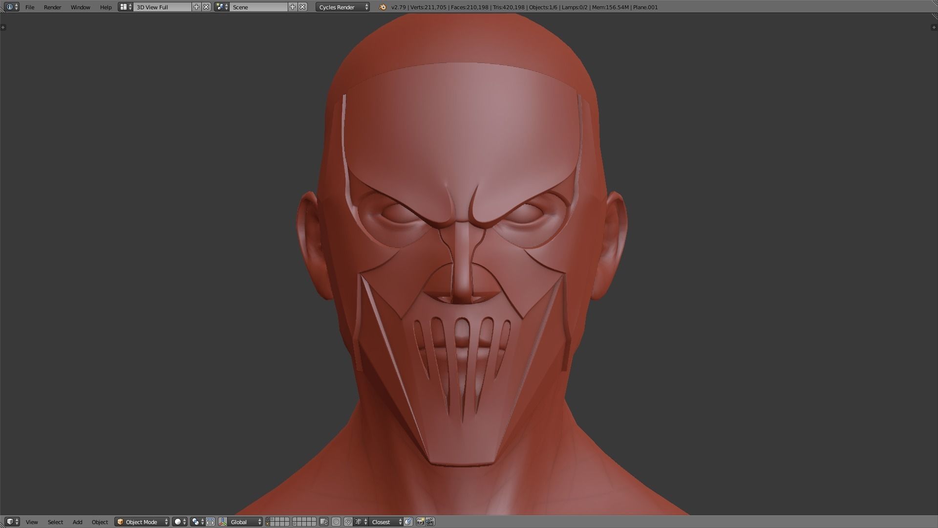 Mick Thomson Mask 3d Model 3d Printable Cgtrader