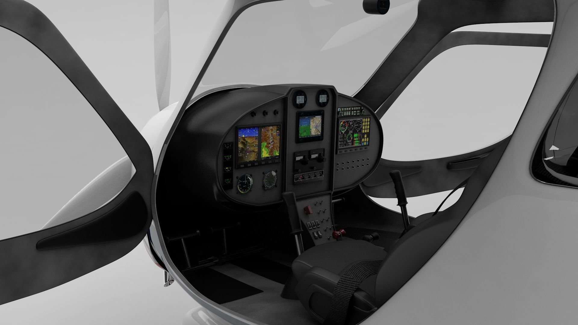 3D model Flight Design CTLS Rigged C4D VR / AR / low-poly rigged ...