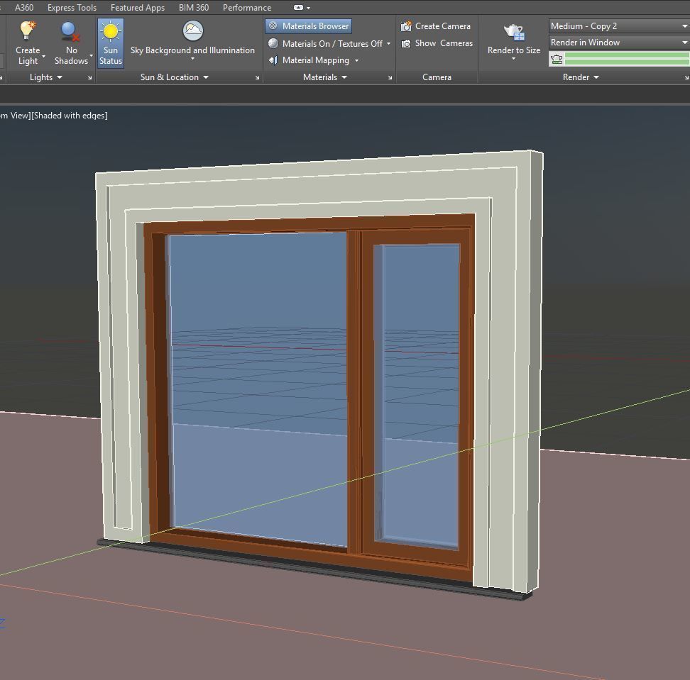 autocad 3d window free VR / AR / low-poly 3D model | CGTrader