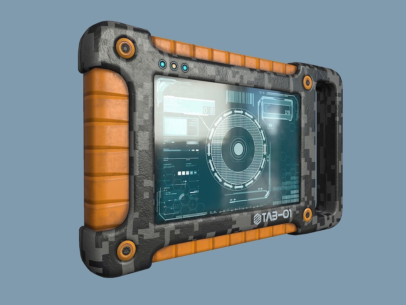 3D model Sci Fi Tablet Tab-01 VR / AR / low-poly | CGTrader