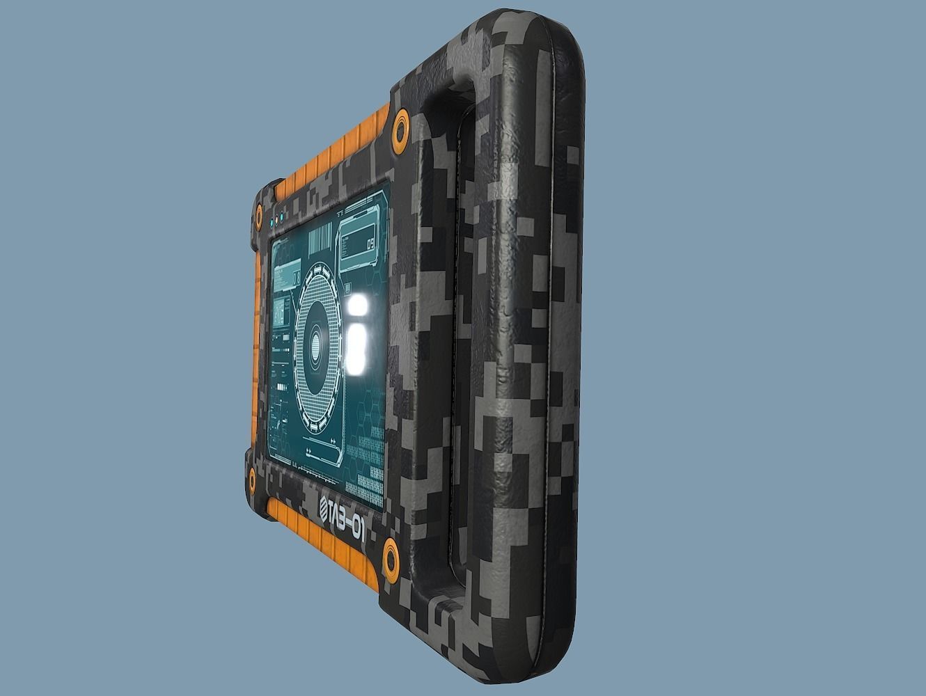 3D model Sci Fi Tablet Tab-01 VR / AR / low-poly | CGTrader