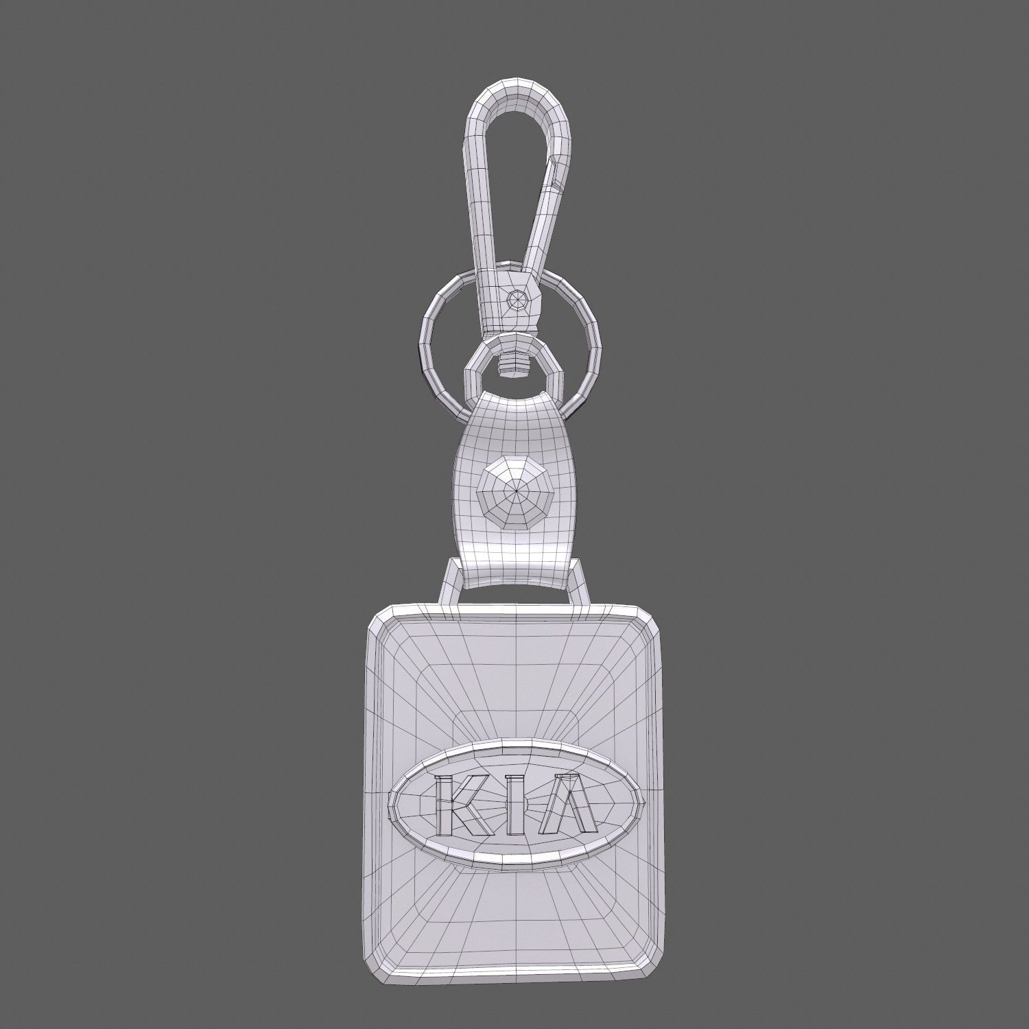 Kia car logo keychain 3d model 3D model | CGTrader