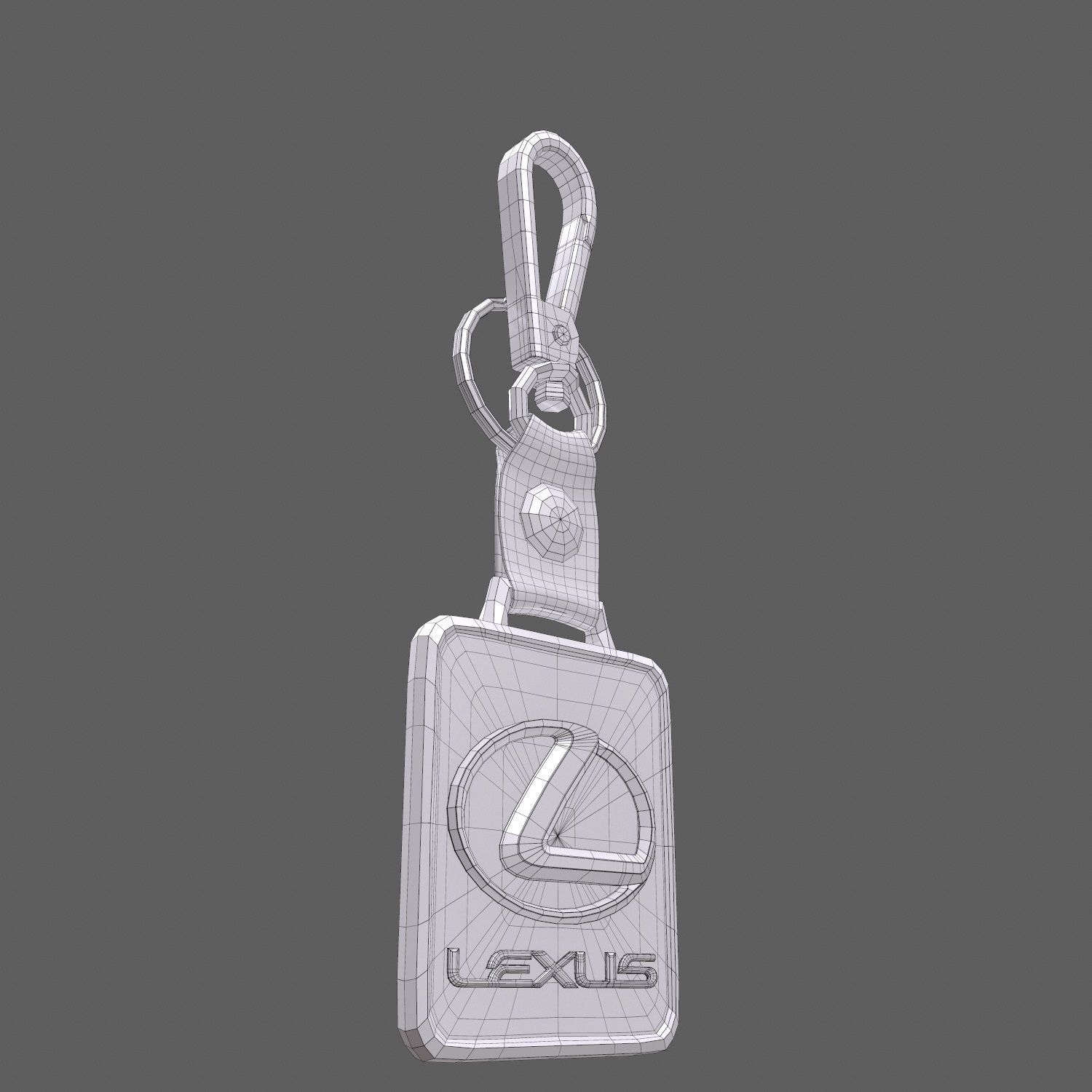 Lexus car logo keychain 3d model 3D model | CGTrader