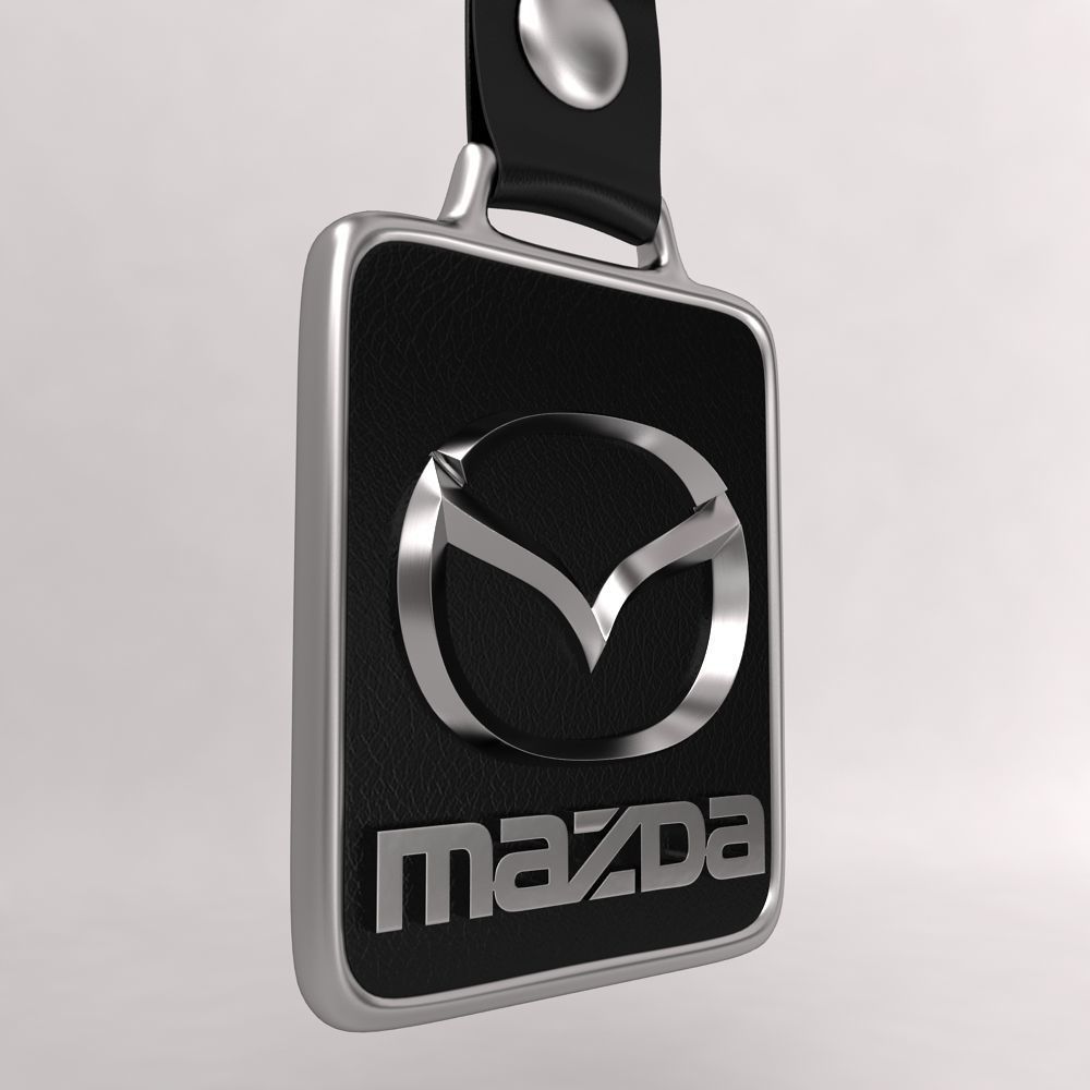 Mazda car logo keychain 3d model 3D model | CGTrader