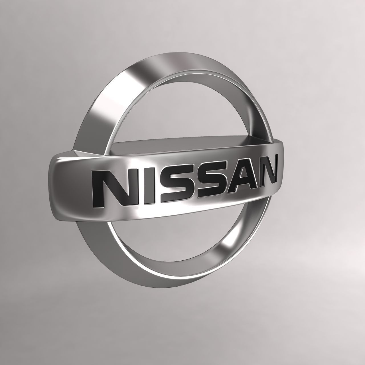 Nissan car logo keychain 3d model 3D model | CGTrader