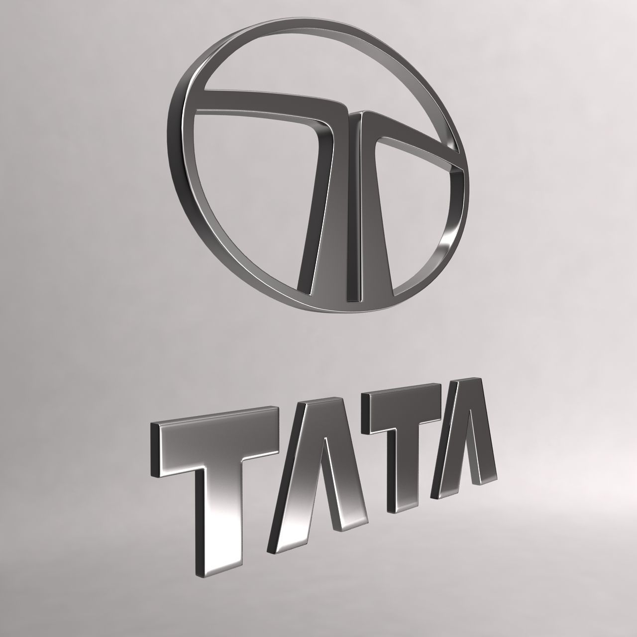 Tata car logo keychain 3d model 3D model | CGTrader