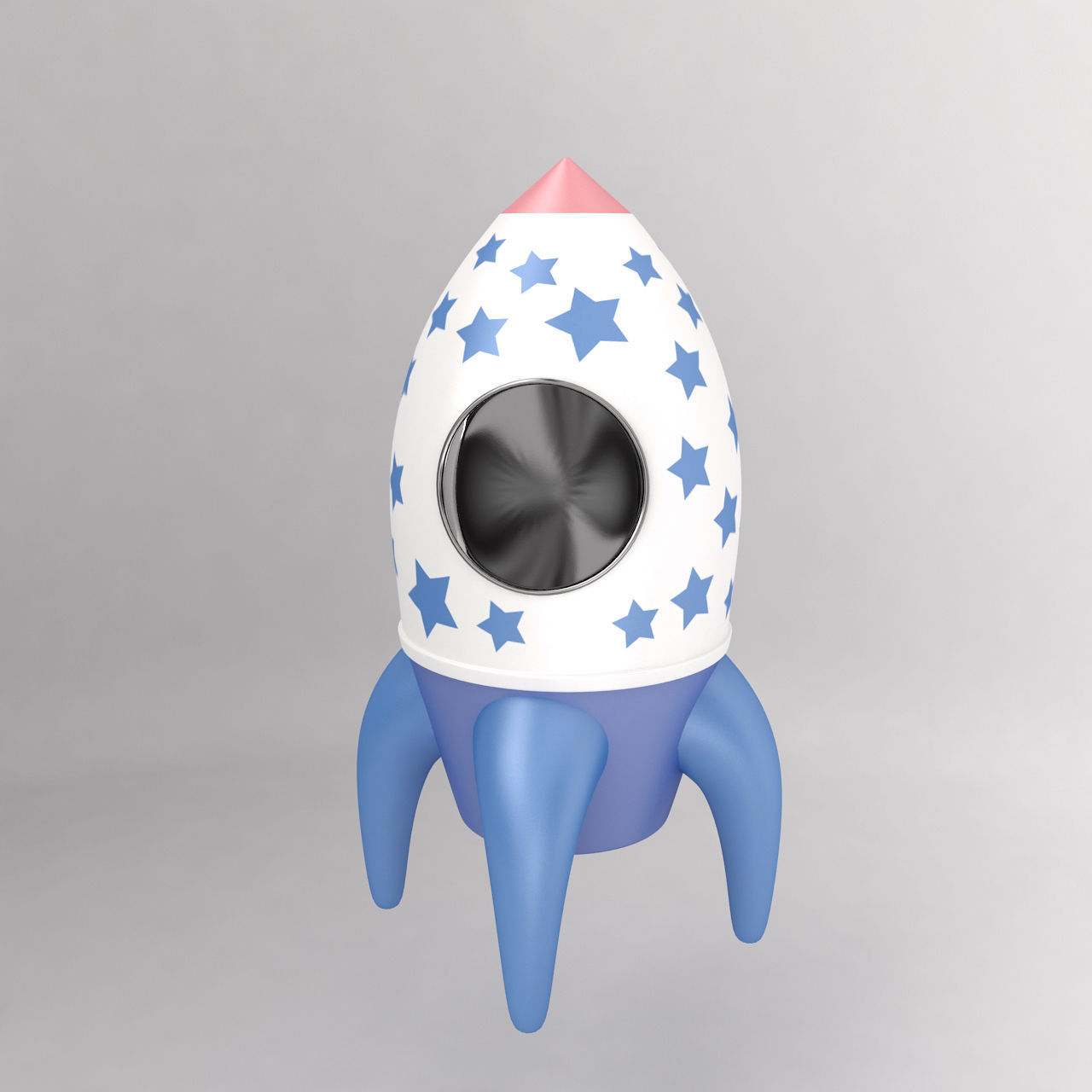 Rocket cartoon 3d model 3D model | CGTrader