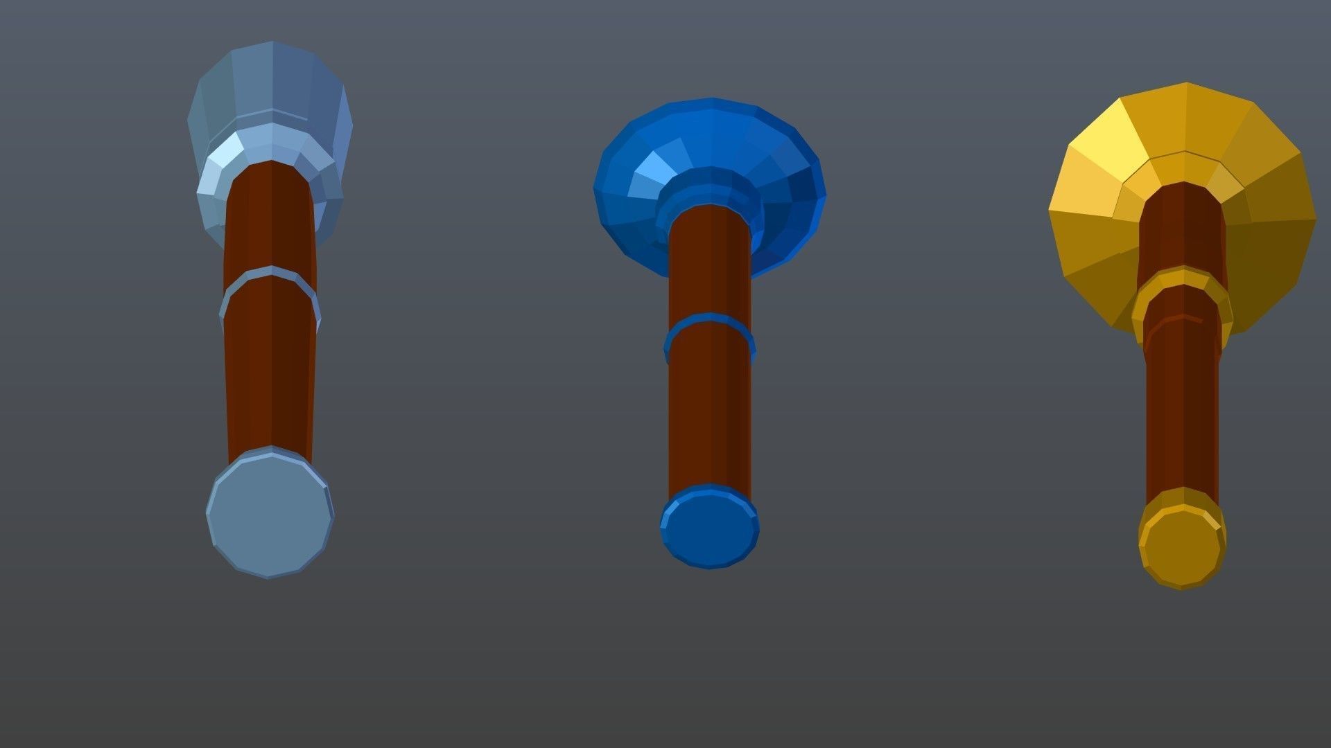 3D model Low poly Canes VR / AR / low-poly | CGTrader