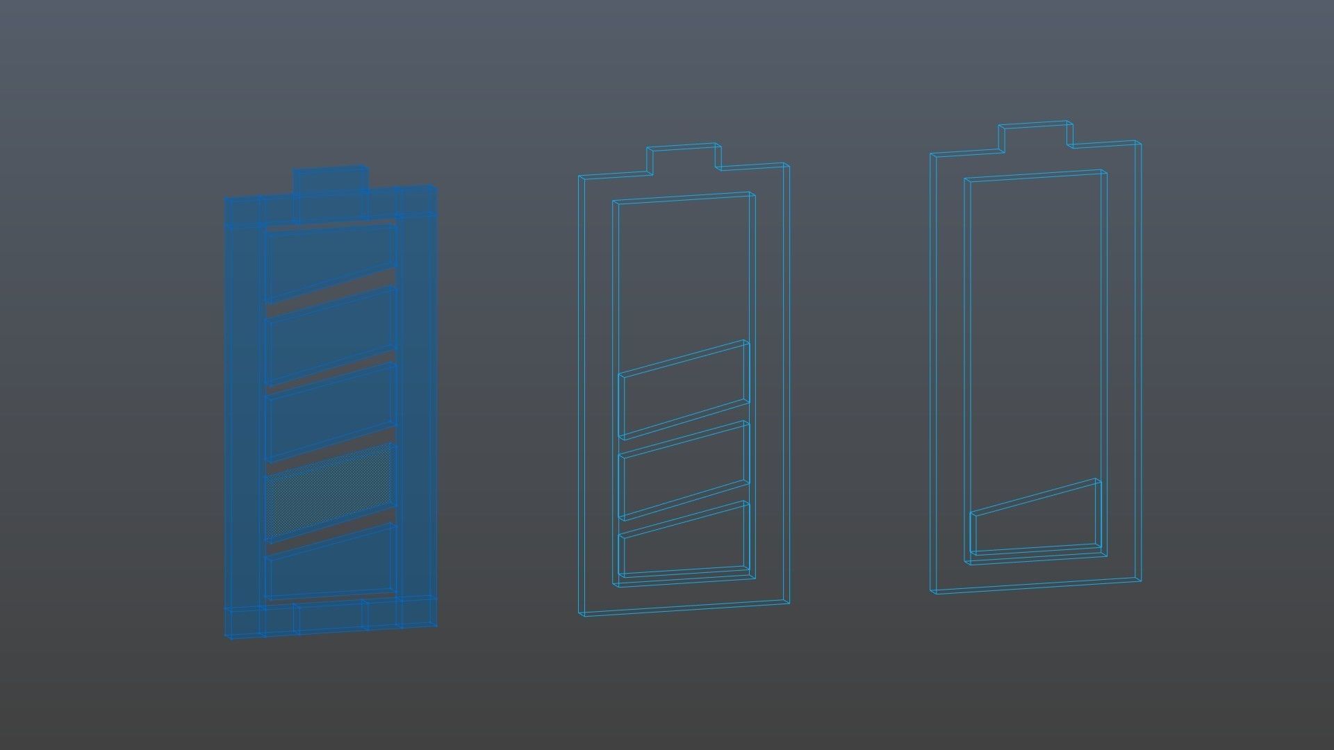 3D model Low poly battery symbol 2 VR / AR / low-poly | CGTrader