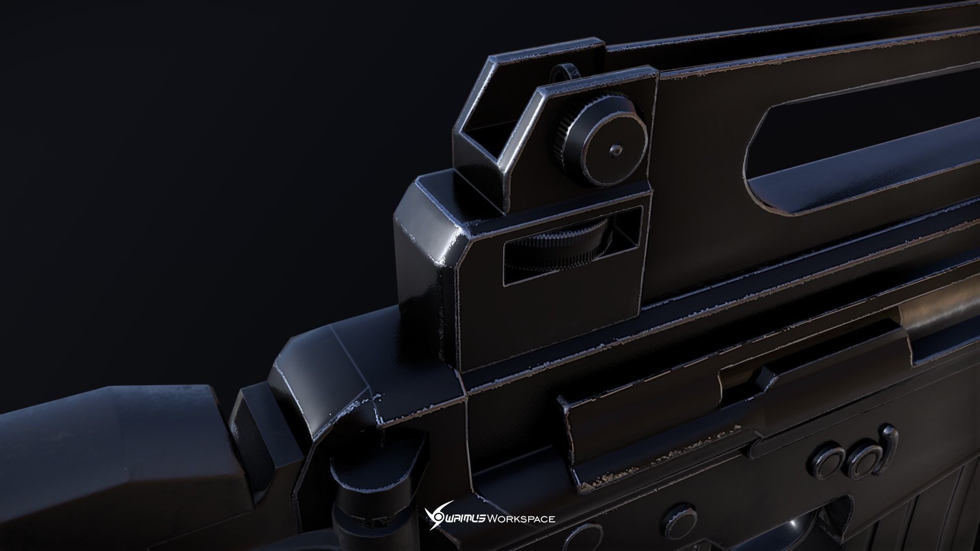3D model Pindad SS2-V2 Assault Rifle VR / AR / low-poly | CGTrader