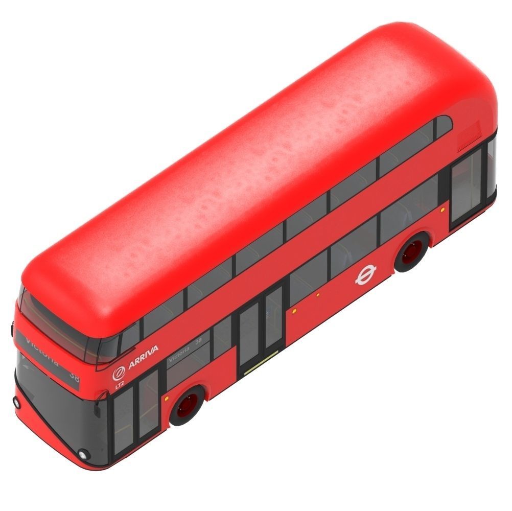 3D model London Bus VR / AR / low-poly FBX MA MB - CGTrader.com