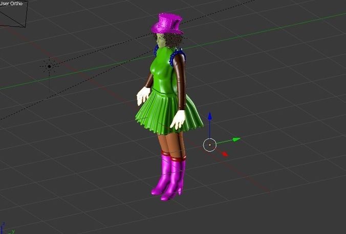 chilo girl free 3D model | CGTrader