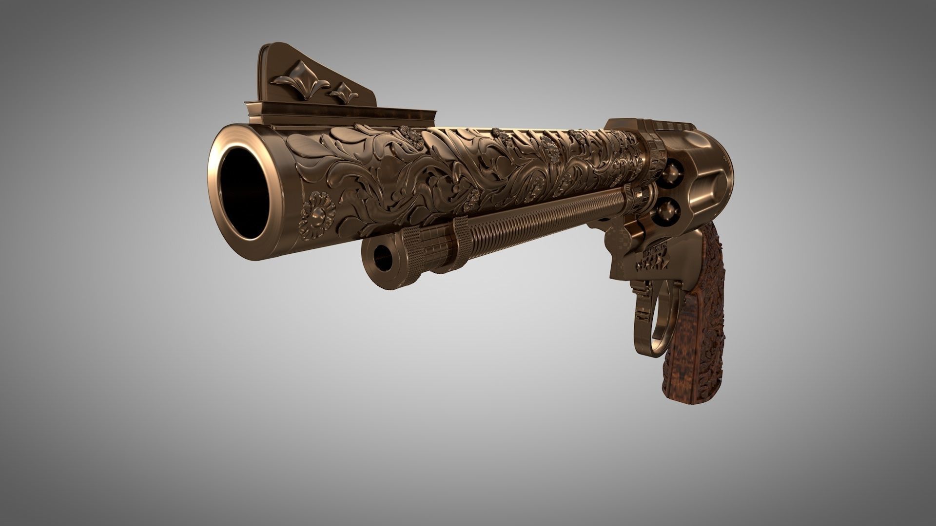 3D model Colt Revolver VR / AR / low-poly | CGTrader