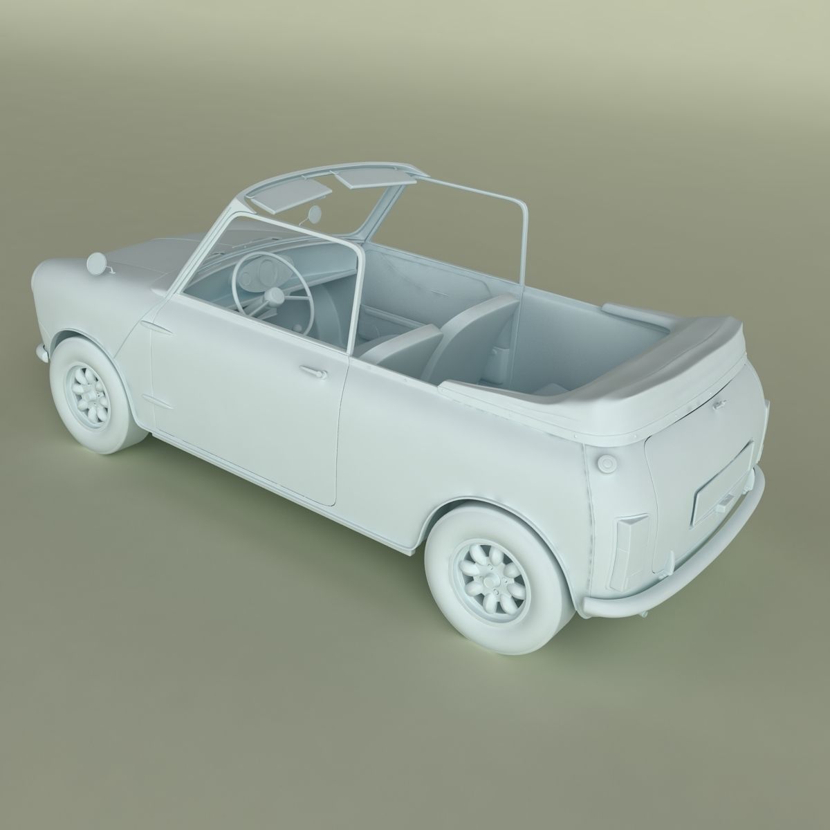 Crayford Convertible 3D model | CGTrader