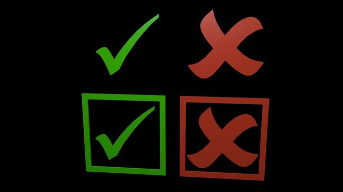 3D model Low poly check mark 2 VR / AR / low-poly | CGTrader