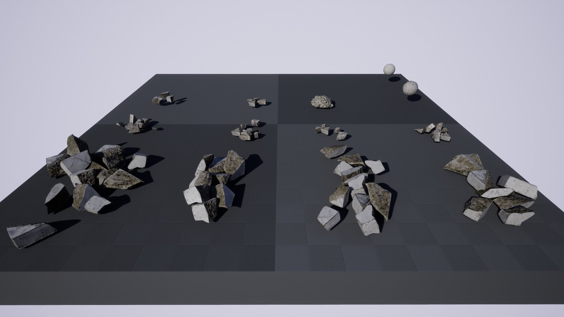 3D model Concrete Rubble pack Game ready VR / AR / low-poly | CGTrader