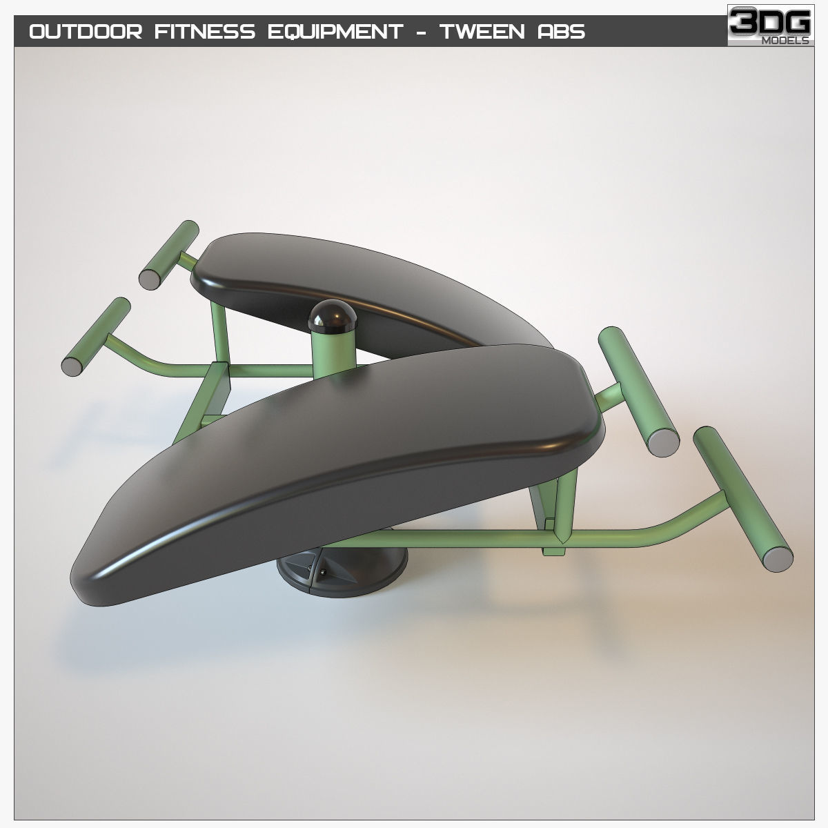 Outdoor Fitness Equipment 01 3D model | CGTrader