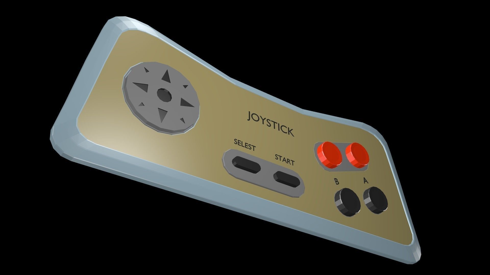 3D model Low poly joystick 4 VR / AR / low-poly | CGTrader