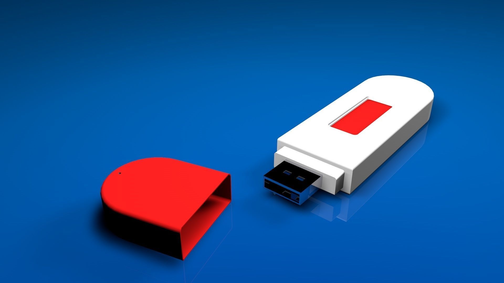 3D model USB Flash Pendrive 3D model VR / AR / low-poly | CGTrader