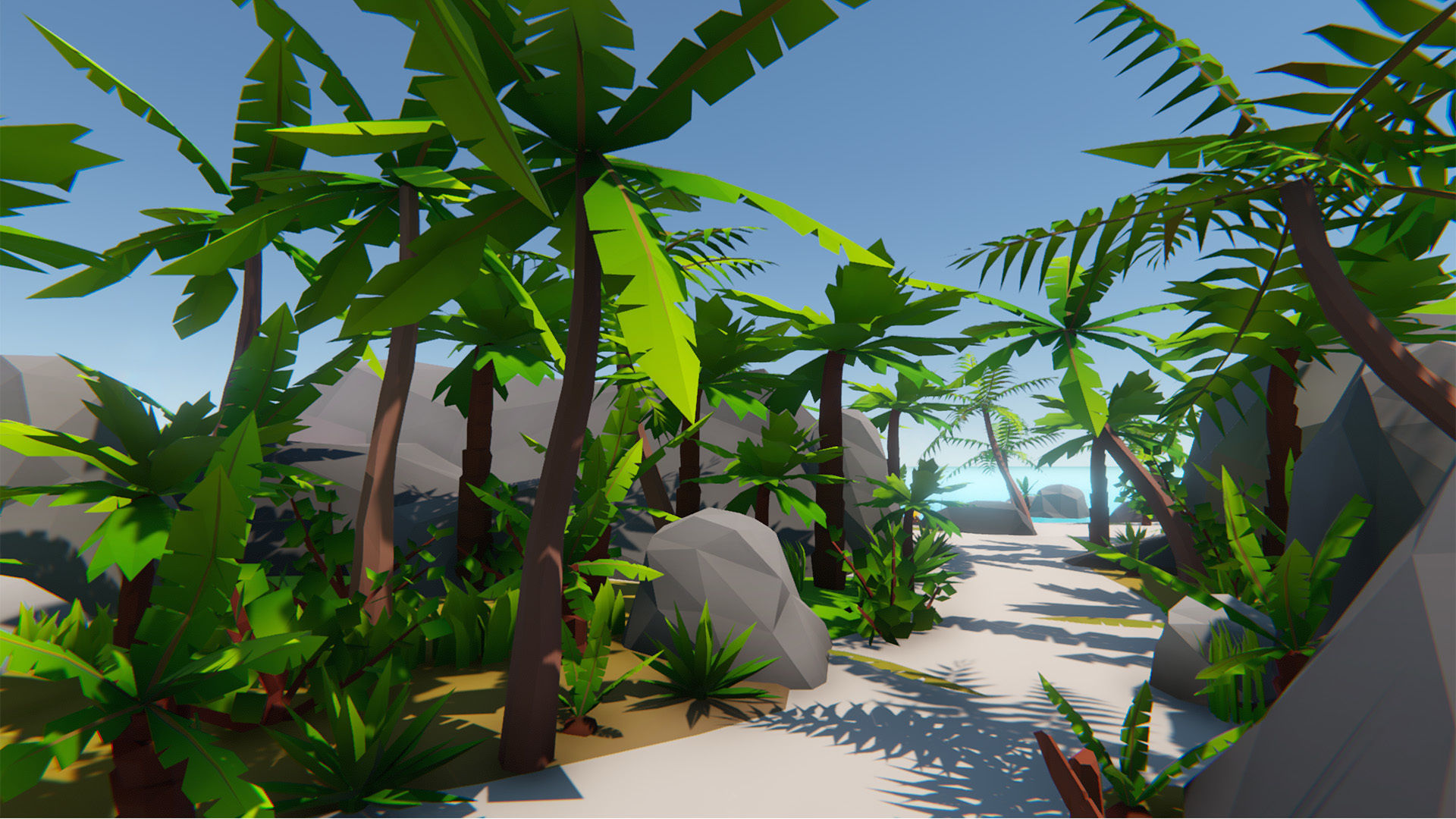 3D model Lowpoly Tropical Island Pack VR / AR / low-poly | CGTrader